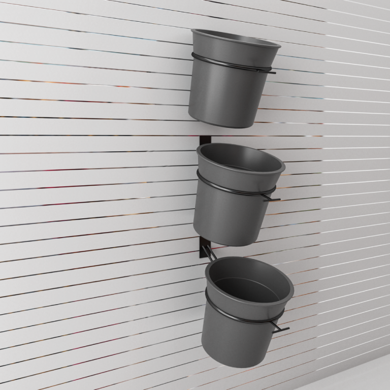 Tier Bucket Display Tower - Maxshelf - Retail Equipment Solutions