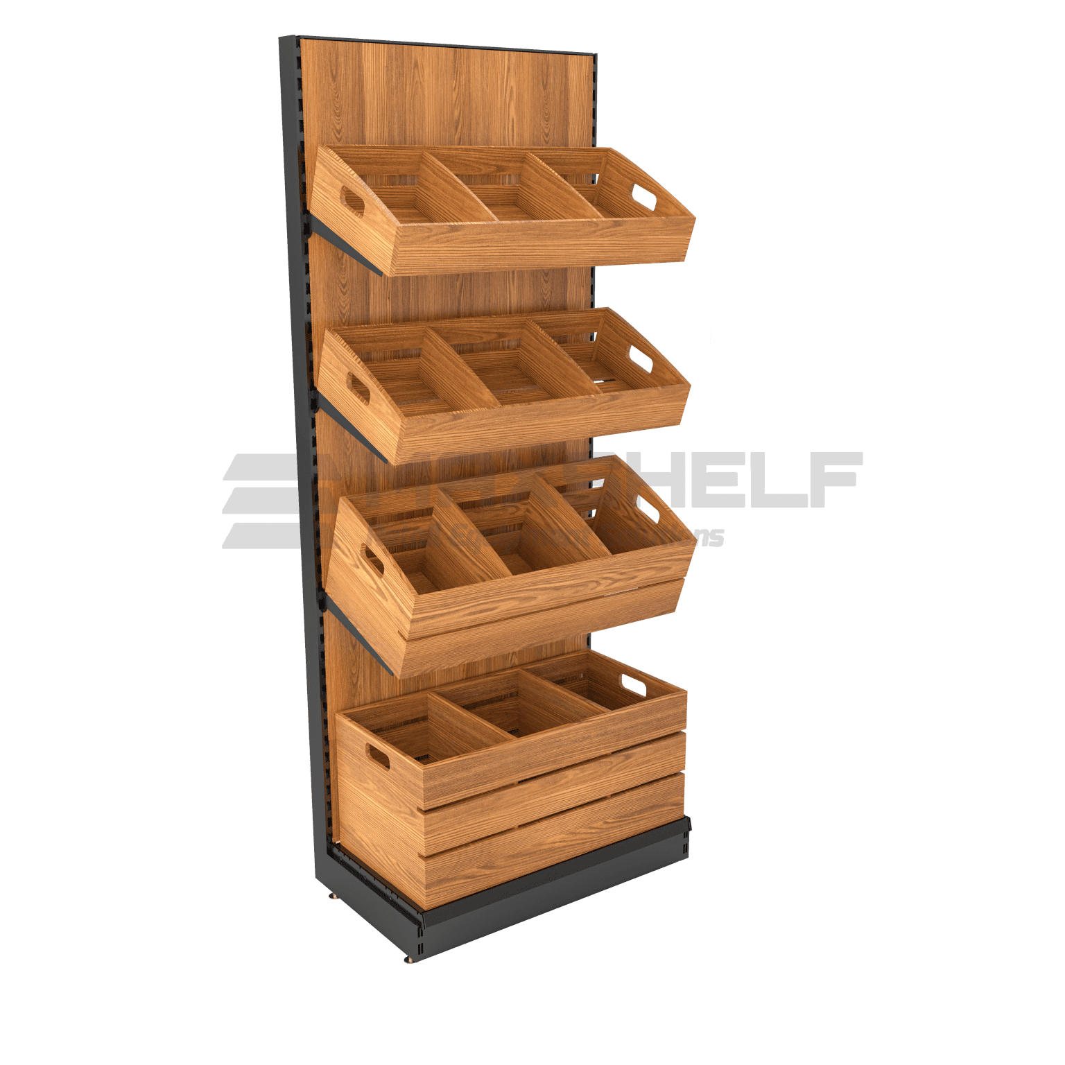 Natural Wood Bread & Bakery Display - Maxshelf - Retail Equipment Solutions