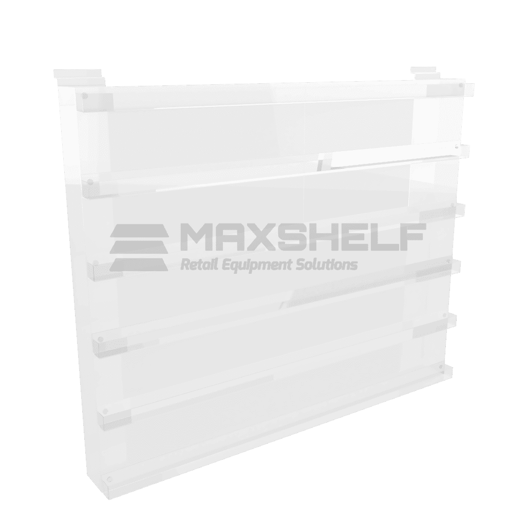 Acrylic Gift Paper Rack Slatwall - Maxshelf - Retail Equipment Solutions