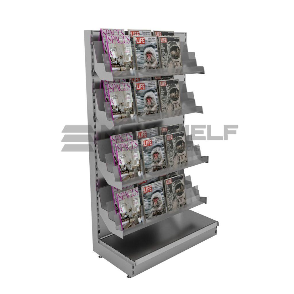 Acrylic magazine shelving tier - Maxshelf - Retail Equipment Solutions