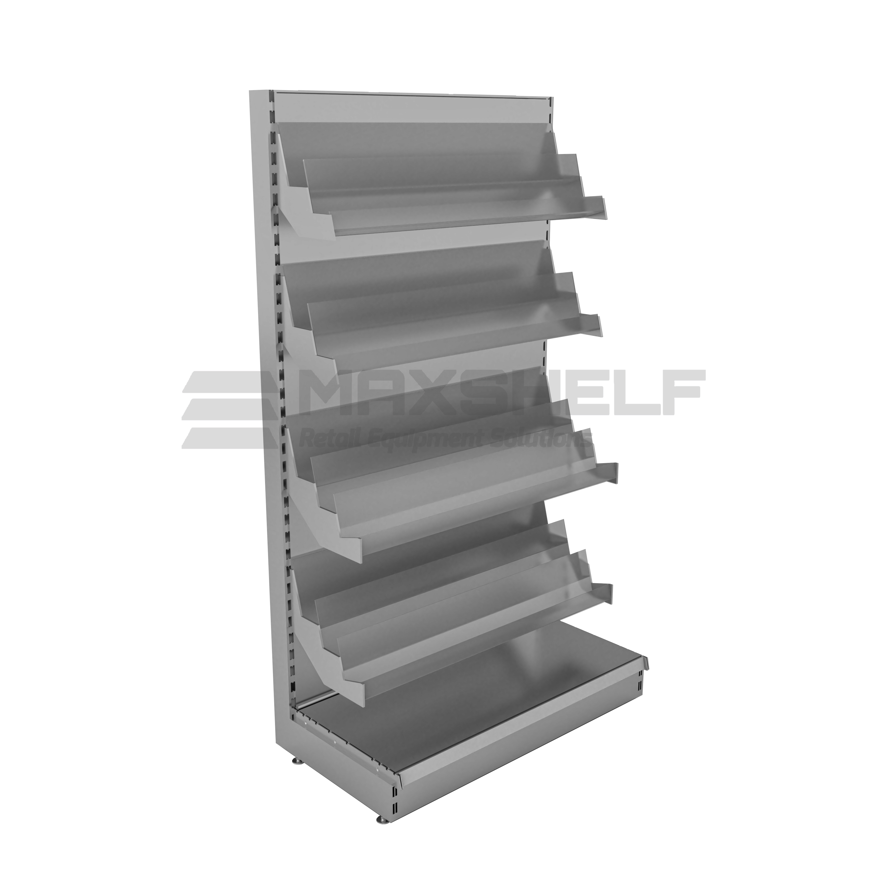 Acrylic magazine shelving tier - Maxshelf - Retail Equipment Solutions