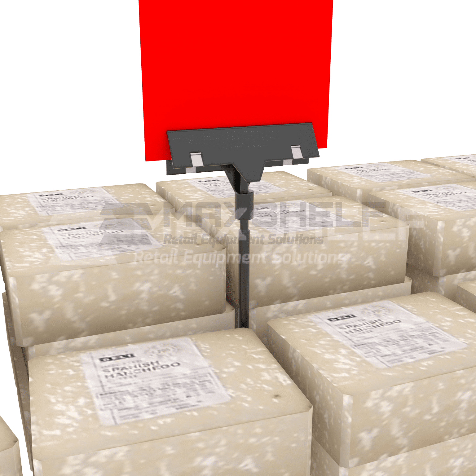 Deli Spike Large Clamp Black - Maxshelf - Retail Equipment Solutions