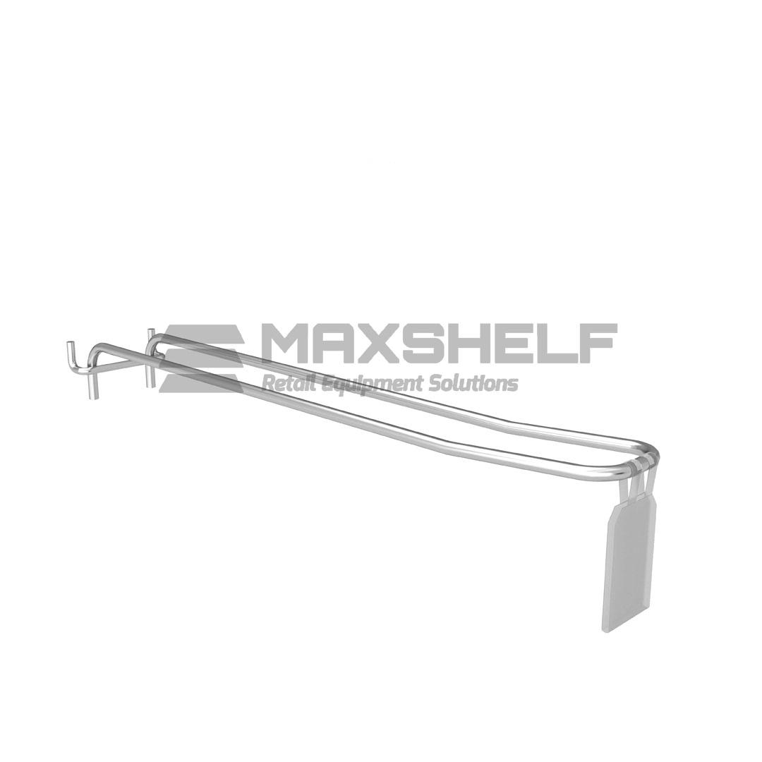 Pegboard Euro Hook - All Sizes Available - Maxshelf - Retail Equipment ...