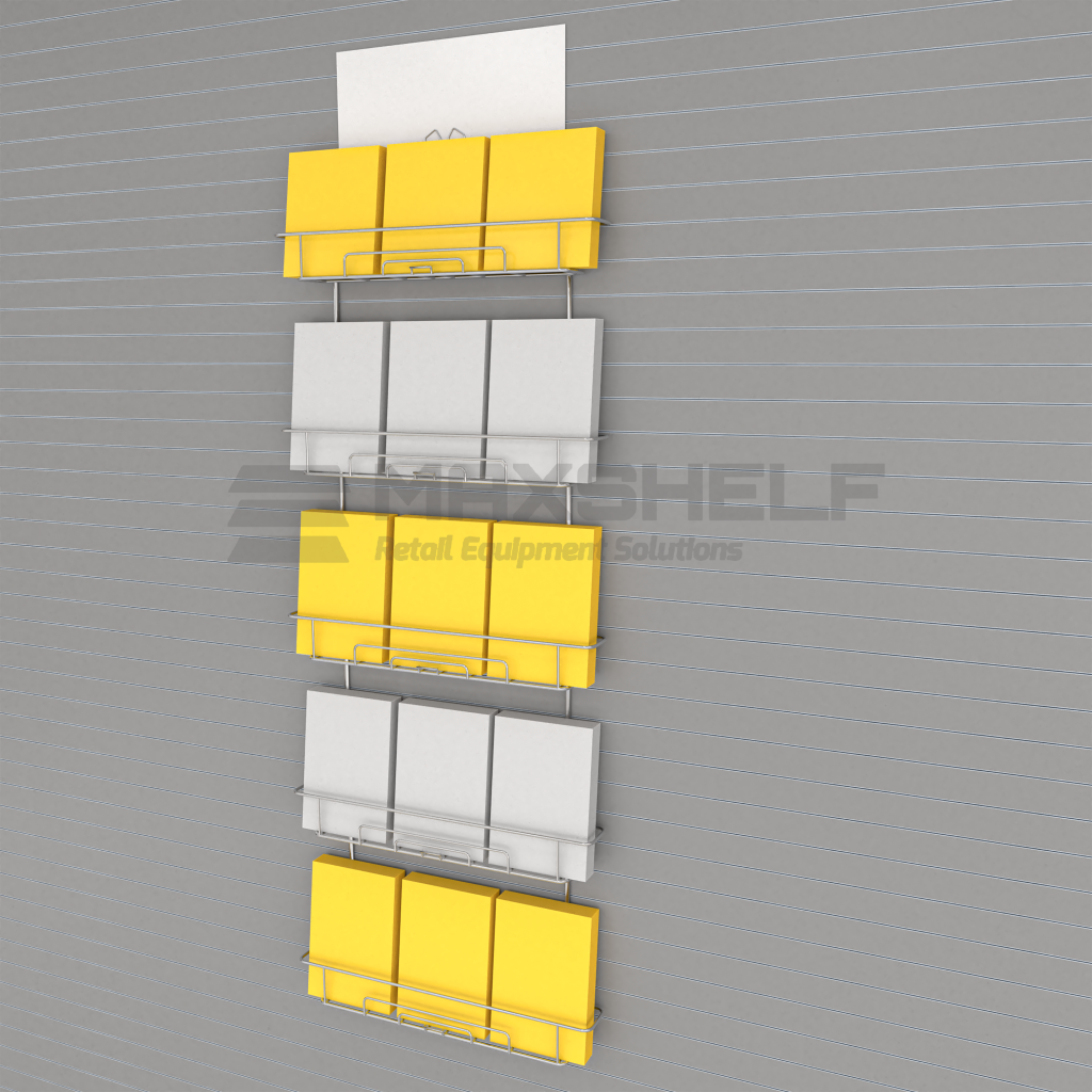 GREETING CARD DISPLAY SLATWALL FOR MIXED SIZES - Maxshelf - Retail ...