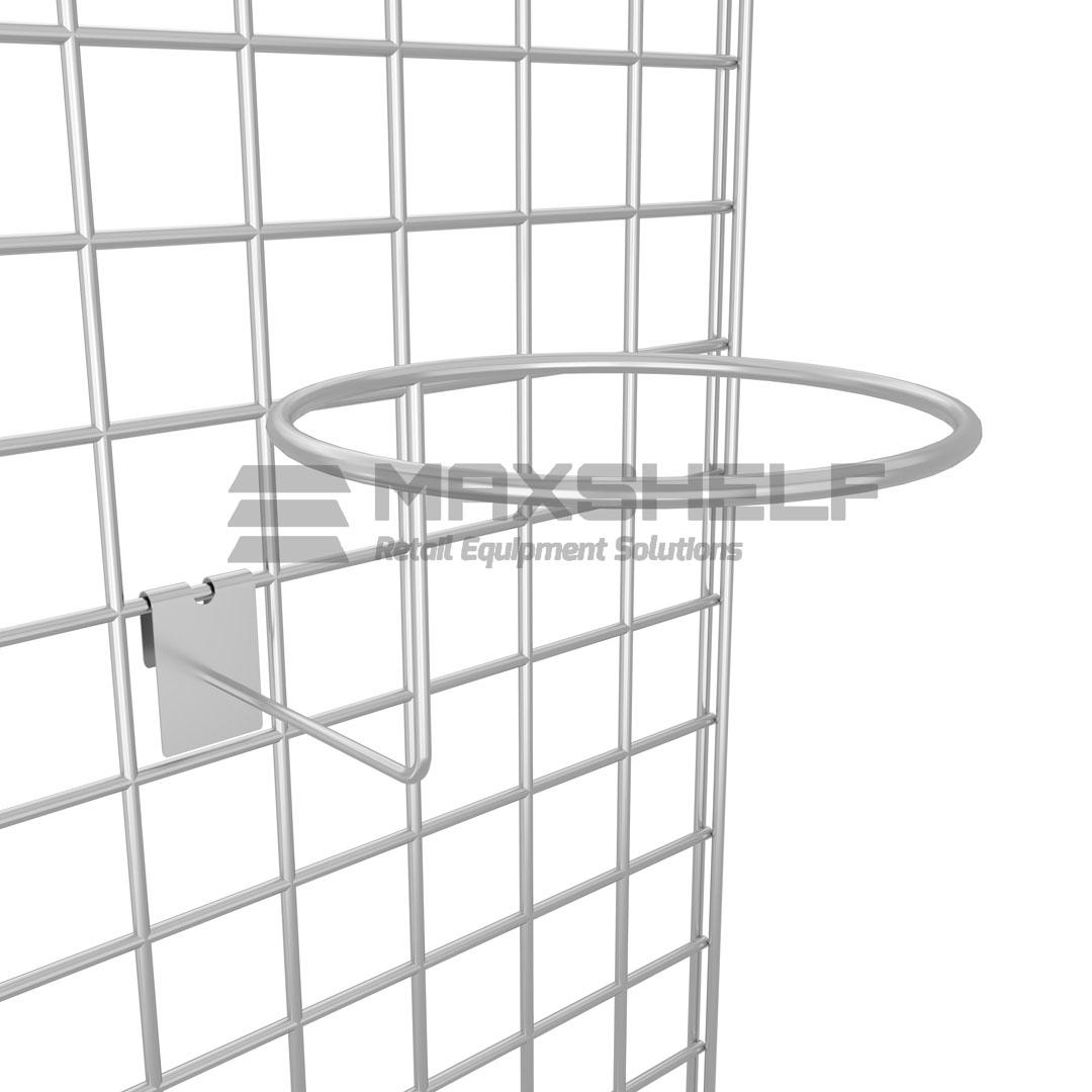 GRID WALL BALL HOLDER STEP 110MM - Maxshelf - Retail Equipment Solutions