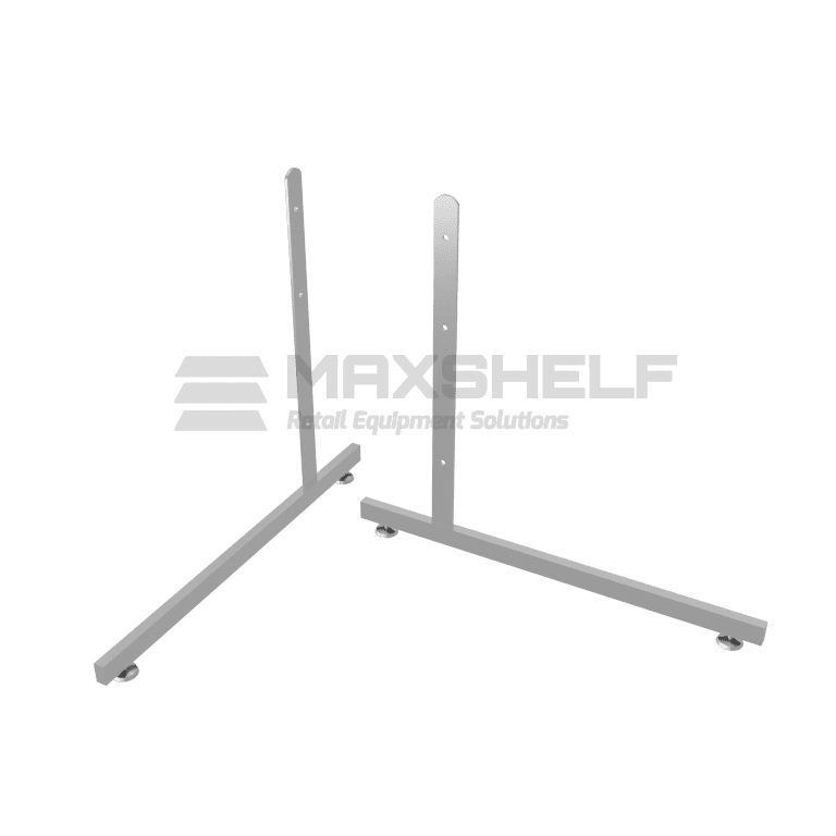 GRID WALL L SHAPE BASE BASE ONLY (PAIR) - Maxshelf - Retail Equipment ...