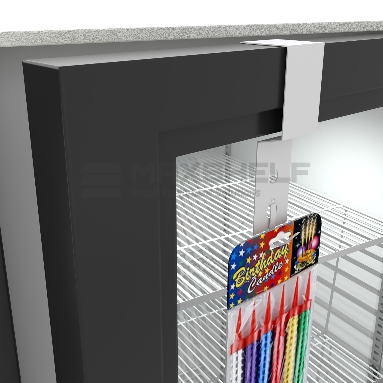 HANGING CLIP STRIP HOLDER FREEZER - Maxshelf - Retail Equipment Solutions