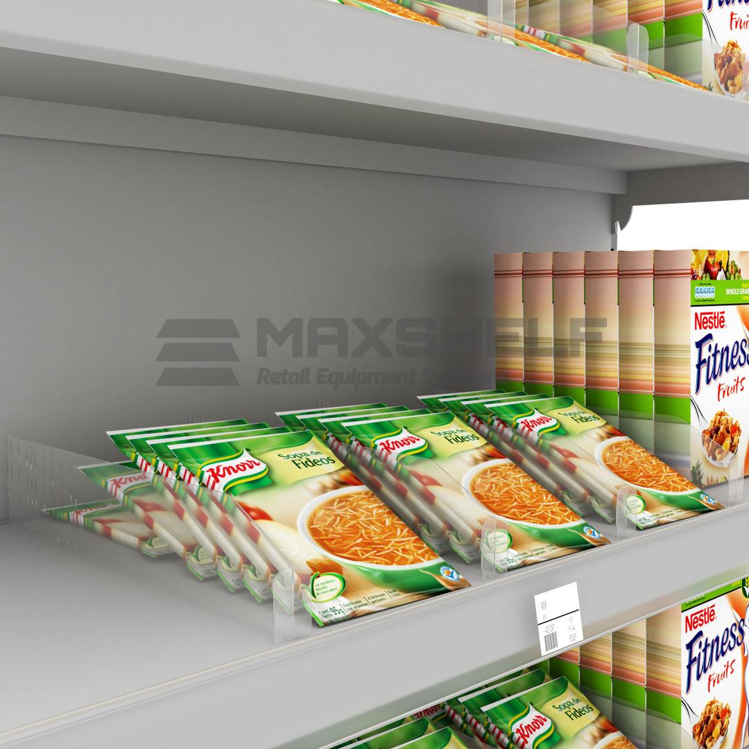 OVAL SHELF DIVIDER L185-485X120 SNAP OFF BREAKABLE - Maxshelf - Retail ...