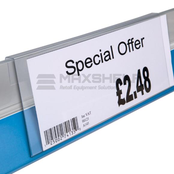 Wire & Acrylic Riser Shelf Talker - Maxshelf - Retail Equipment Solutions
