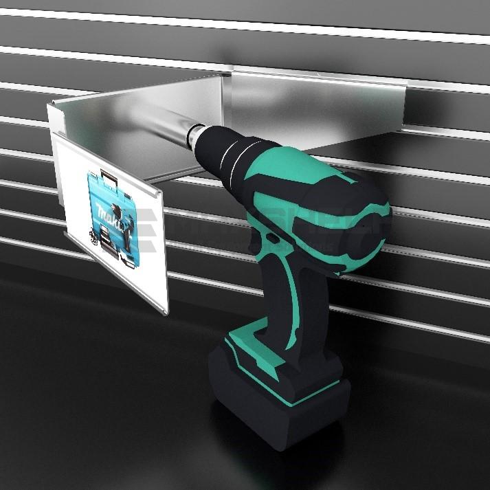 DRILL HOLDER SLATWALL - Maxshelf - Retail Equipment Solutions
