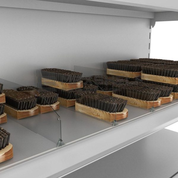 SHELF DIVIDER ANGLED BREAKABLE WITH LIMITER 120x285 - 485 - Maxshelf ...