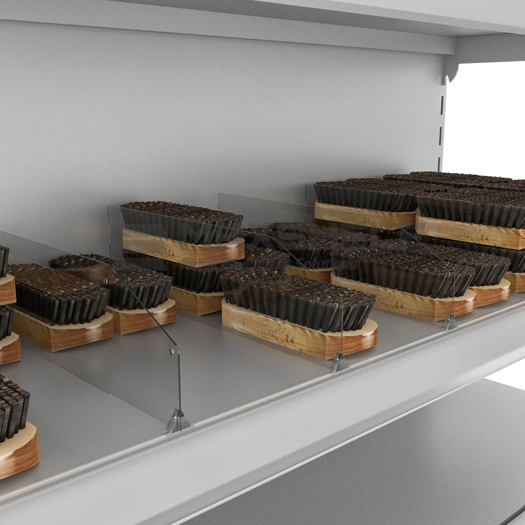 SHELF DIVIDER ANGLED BREAKABLE WITH LIMITER 120x285 - 485 - Maxshelf ...