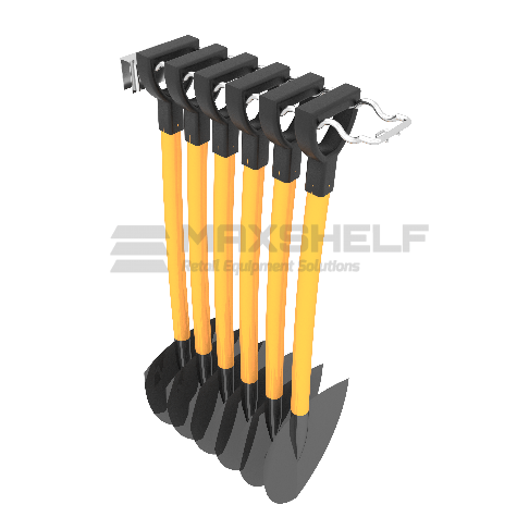 Shovel & spade display holder - Maxshelf - Retail Equipment Solutions