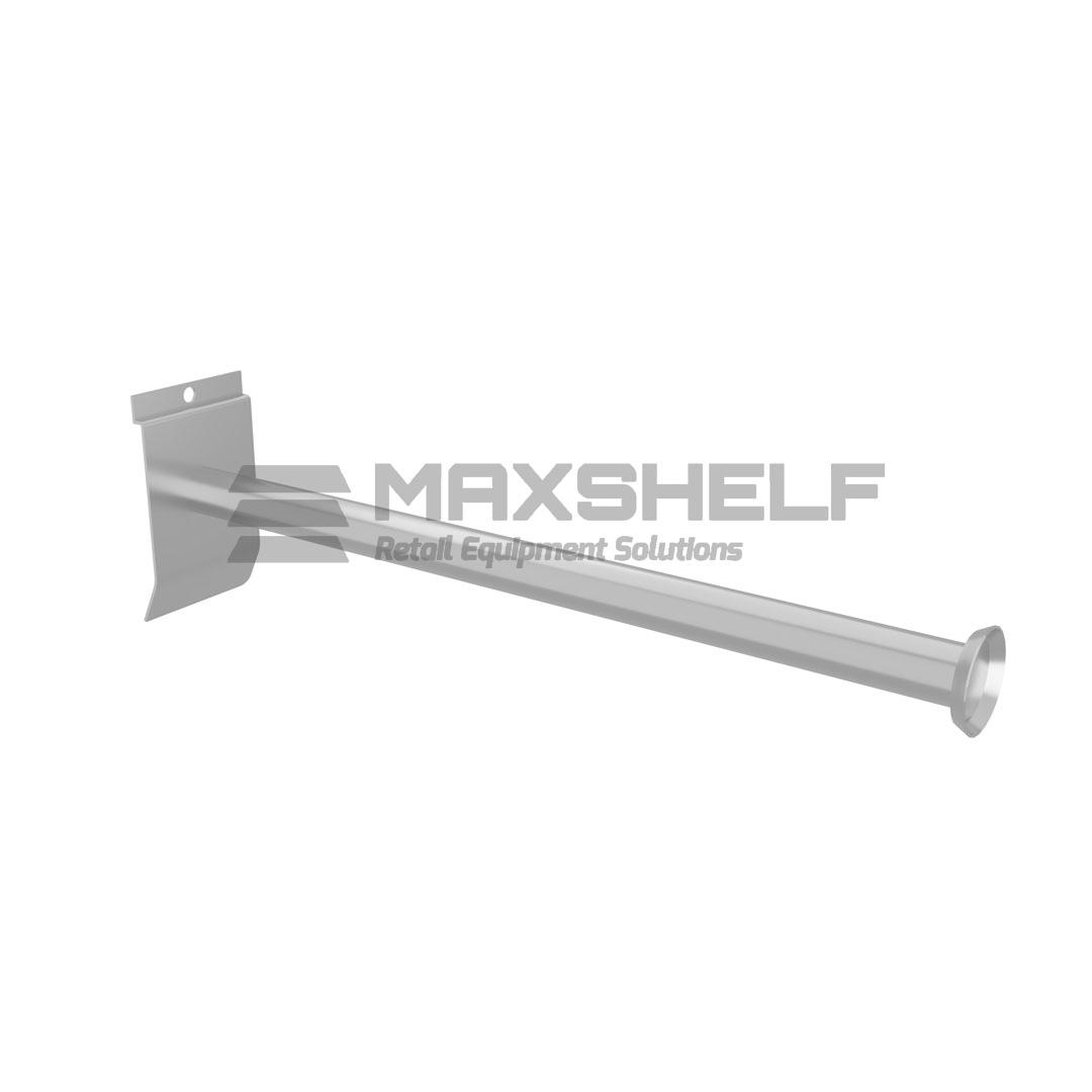 Slatwall Straight Round Arm Disc 30cm End - Maxshelf - Retail Equipment ...