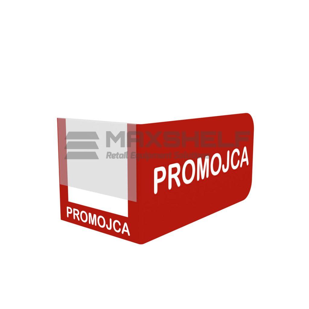Shelf Talker Polish "PROMOCJA" - Maxshelf - Retail Equipment Solutions