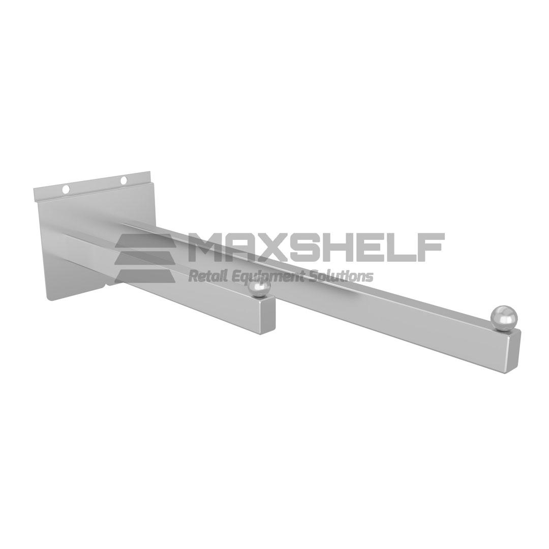 SLATWALL ARM WITH BALL END - Maxshelf - Retail Equipment Solutions