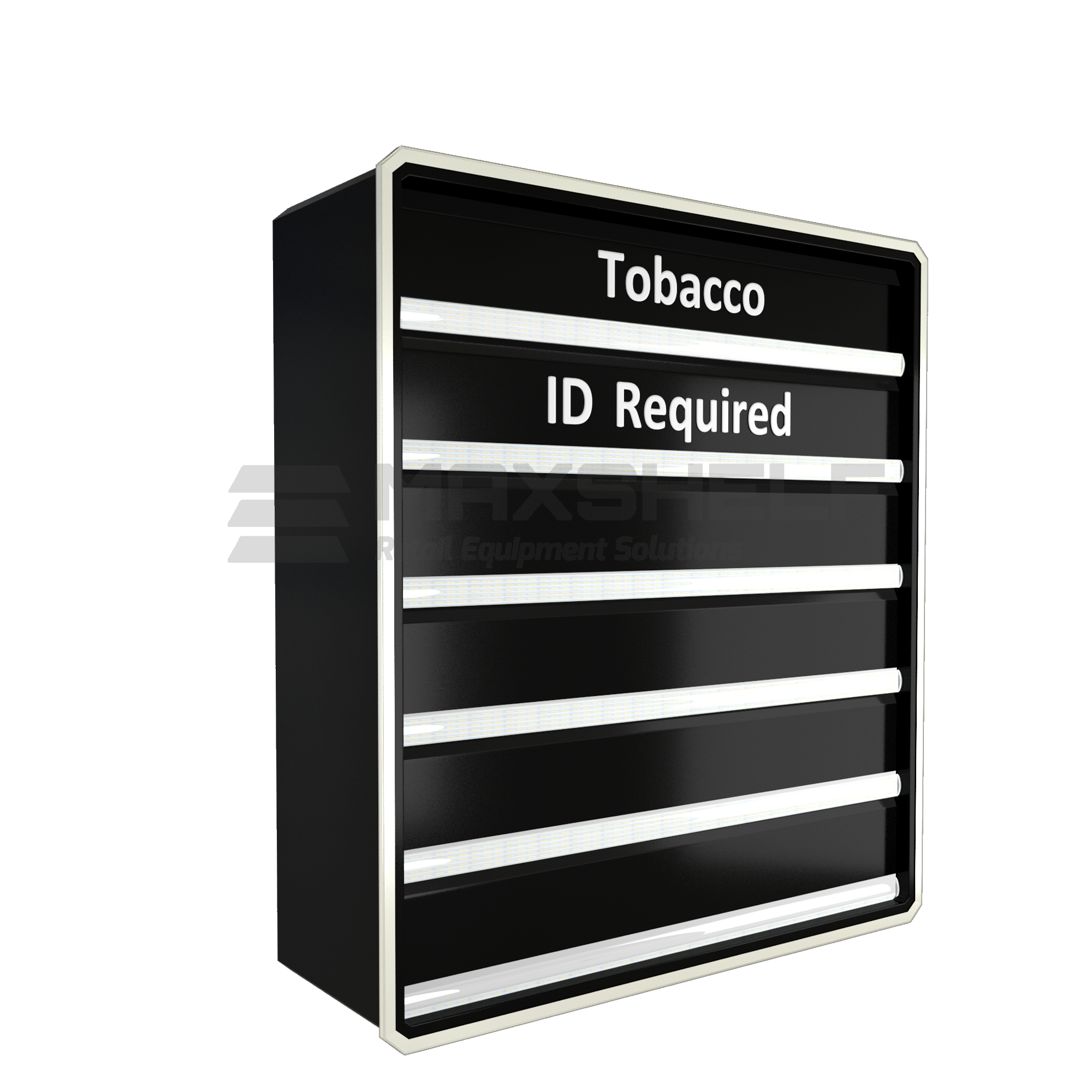 Premium LED cigarette and tobacco gantry - Maxshelf - Retail Equipment ...