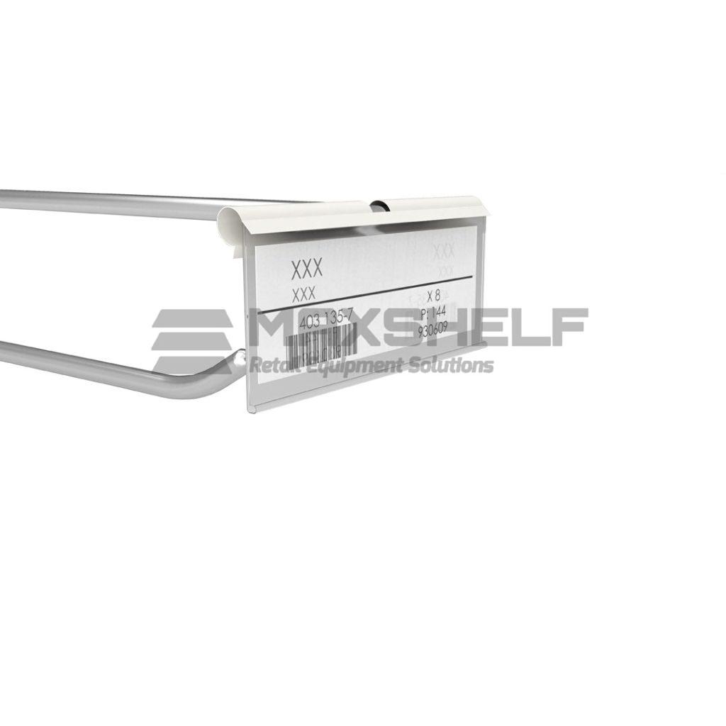 FLIP UP SWING PRICE TAG HOLDER FOR HOOKS H39mm x W80mm - Maxshelf ...