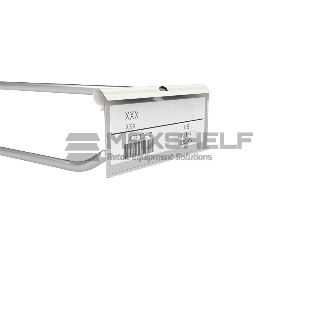 Flip Up Swing Price Tag Holder For Hooks H39mm X W80mm - Maxshelf ...