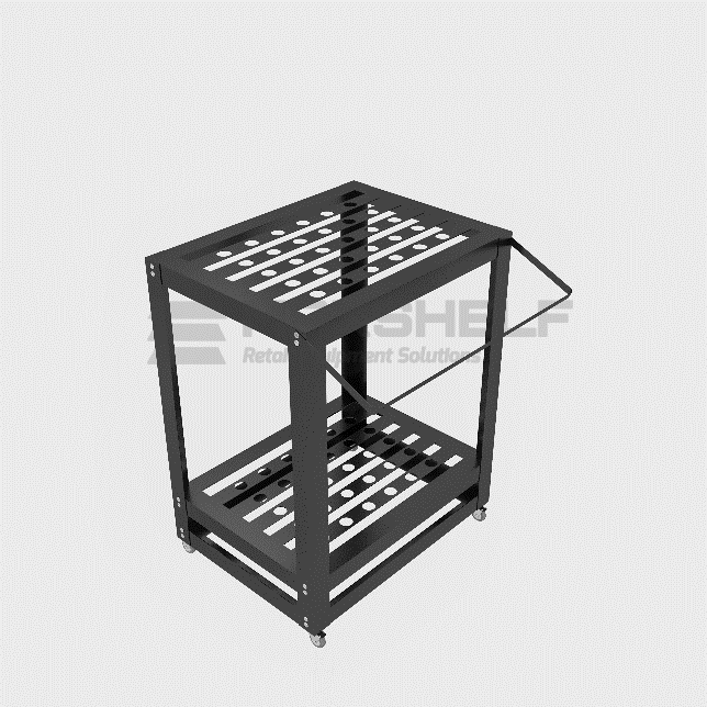 MOP HOLDER L500*W500*H1000 BLACK - Maxshelf - Retail Equipment Solutions
