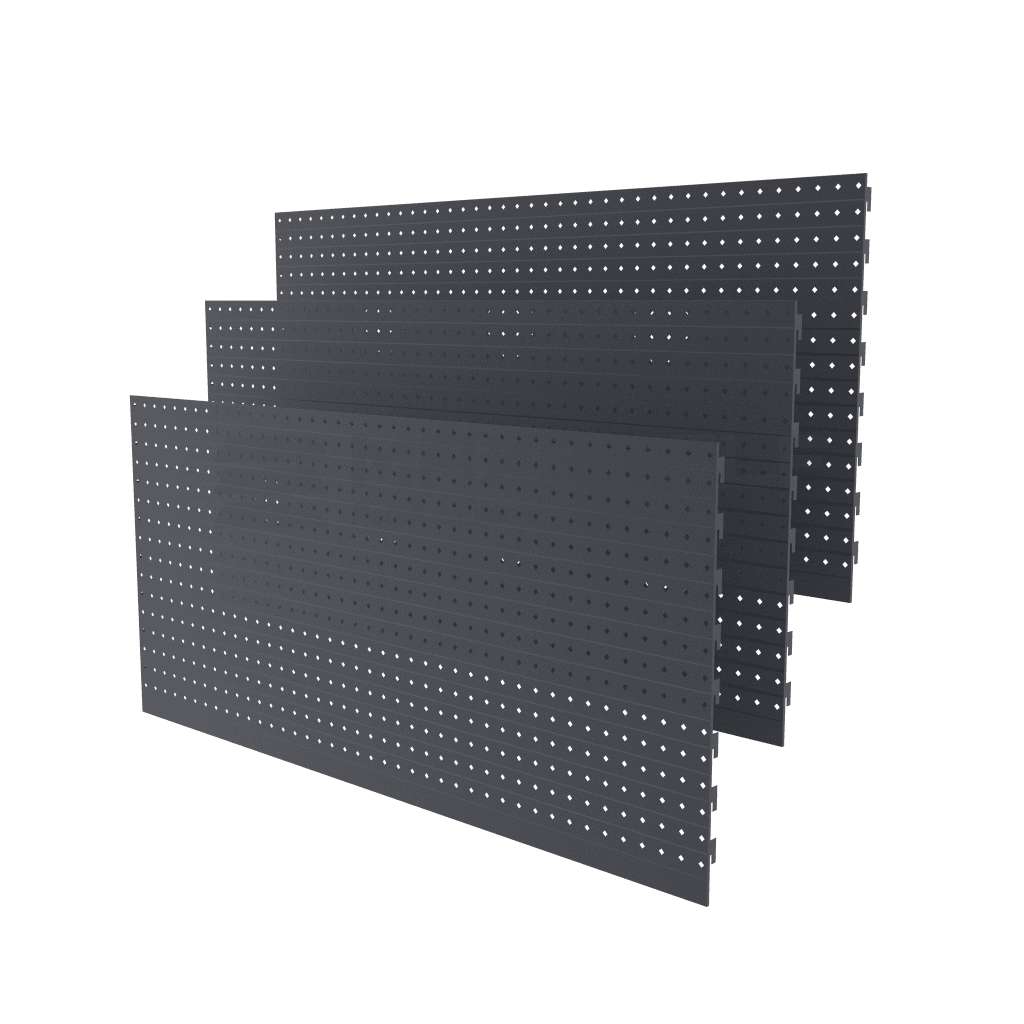 Perforated back panel (pegboard) - Maxshelf - Retail Equipment Solutions