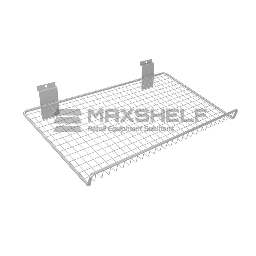 SLATWALL WIRE SHELF 60CM X 30CM - Maxshelf - Retail Equipment Solutions