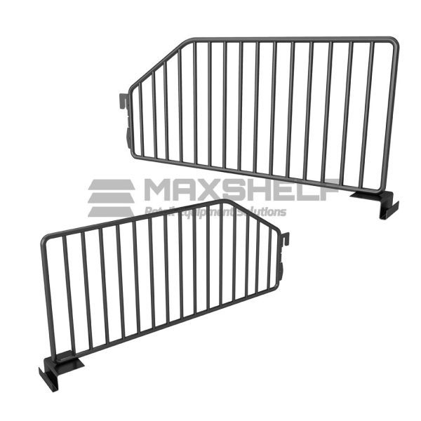Wire riser divider (angled) for shop shelving - Maxshelf - Retail ...
