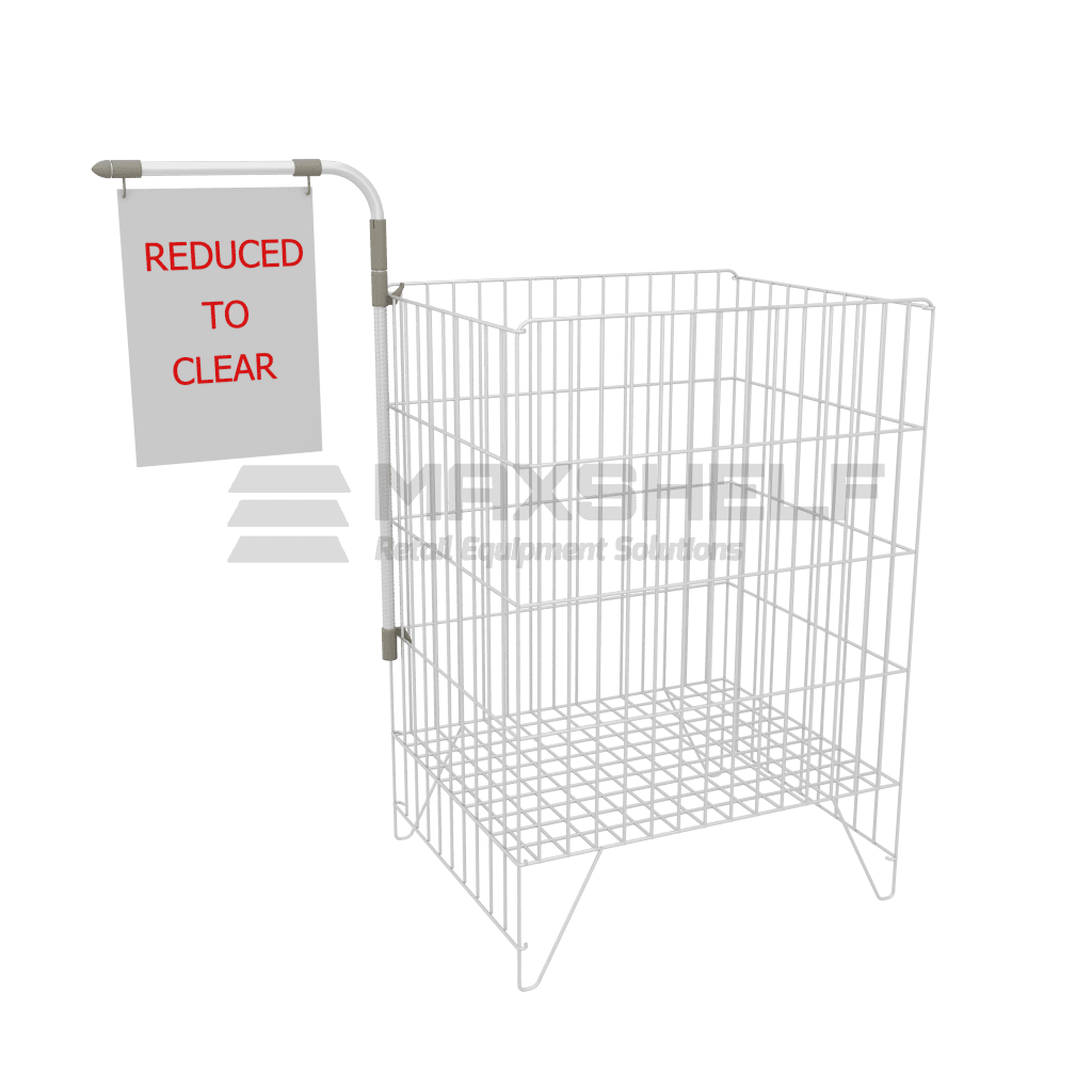 Hanging Sign Holder Adjust Spring Aluminum 200mm - Maxshelf - Retail ...