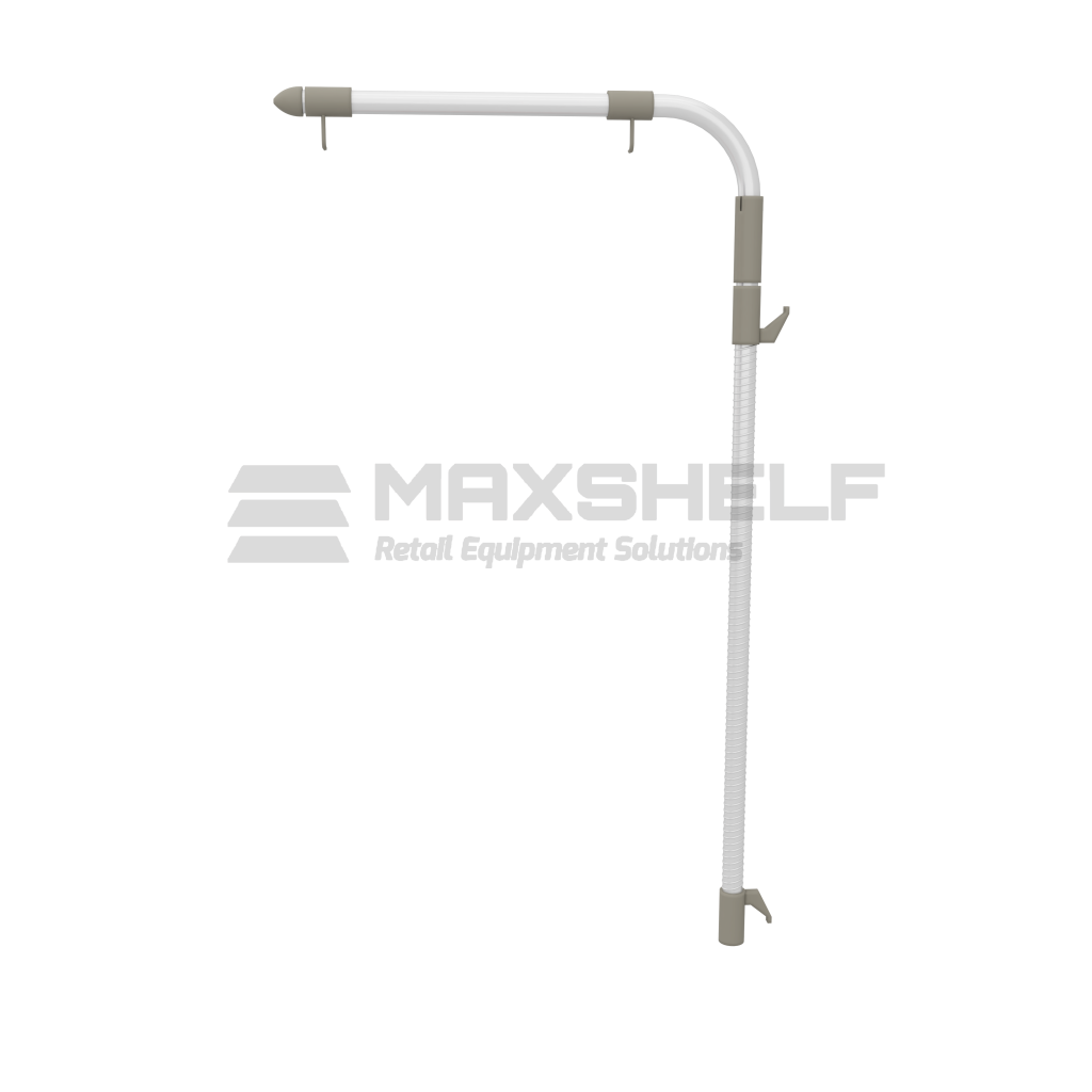 HANGING SIGN HOLDER ADJUST SPRING ALUMINUM 200MM - Maxshelf - Retail ...