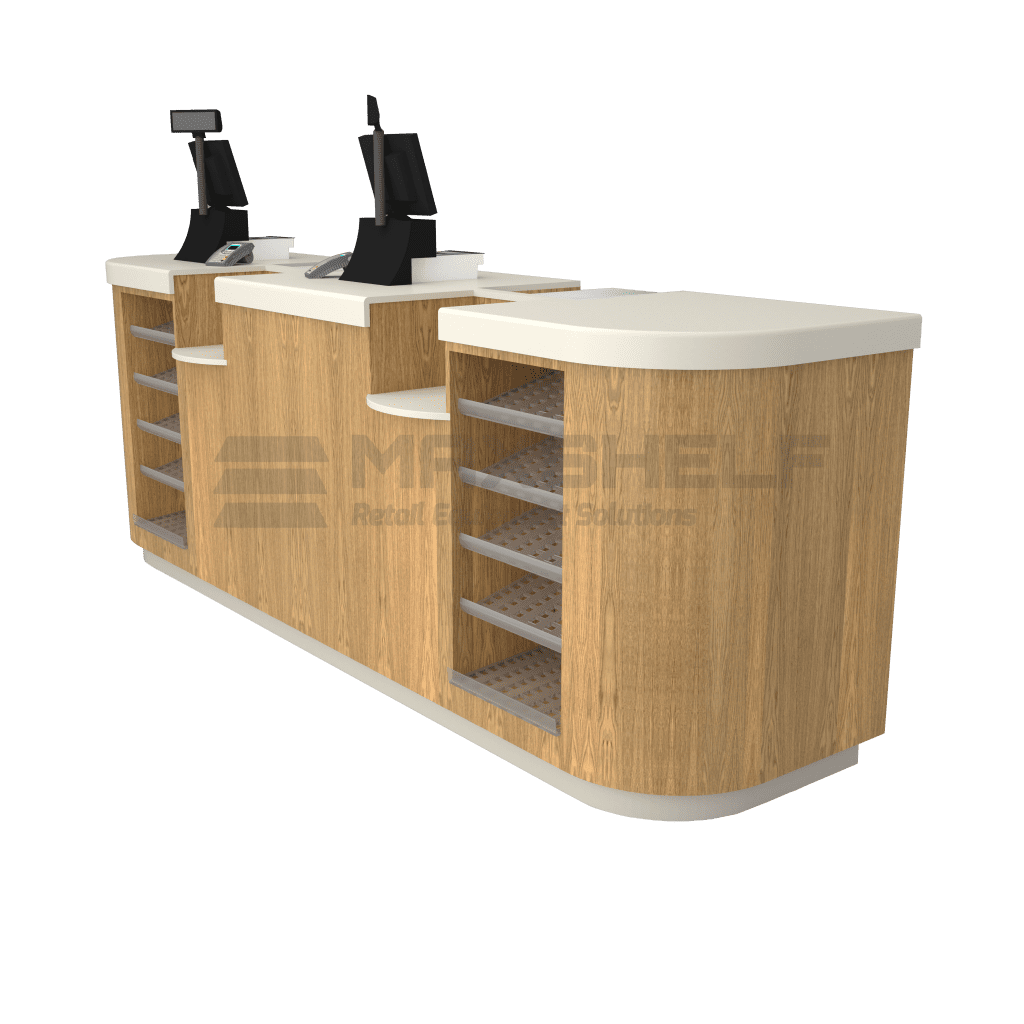 BEPSPOKE SERVICE COUNTER ACRYLIC WORKTOP - Maxshelf - Retail Equipment ...
