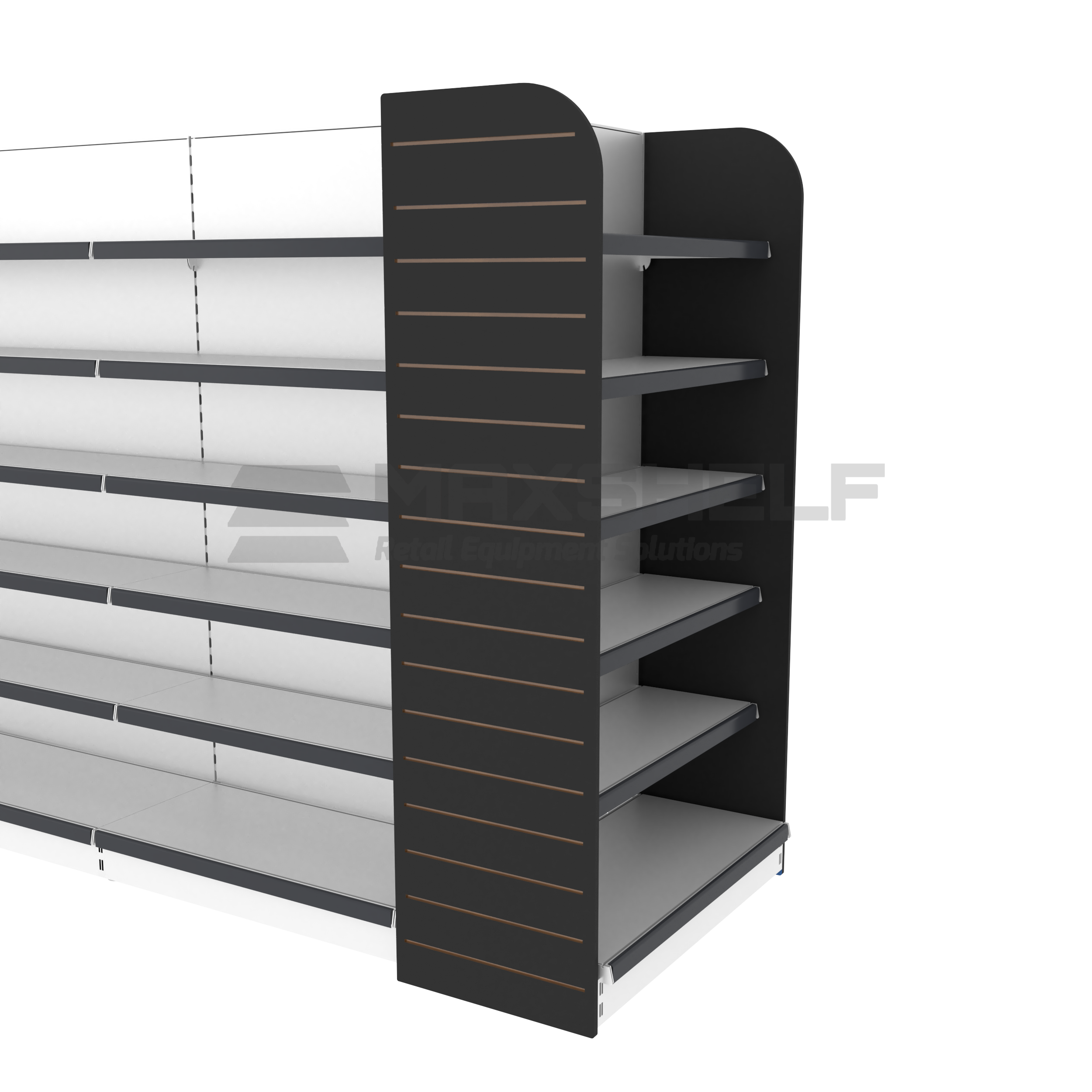 Promo End Slatwall Panels - Maxshelf - Retail Equipment Solutions