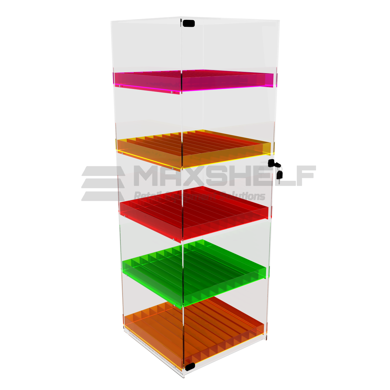 E-LIQUID VAPE DISPLAY 5 SHELF W325*D325*H815mm - Maxshelf - Retail ...