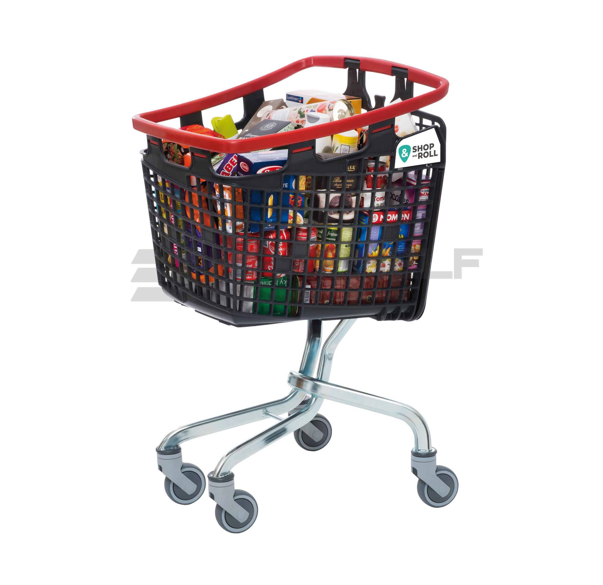 PLASTIC LOOP TROLLEY 100L - Maxshelf - Retail Equipment Solutions