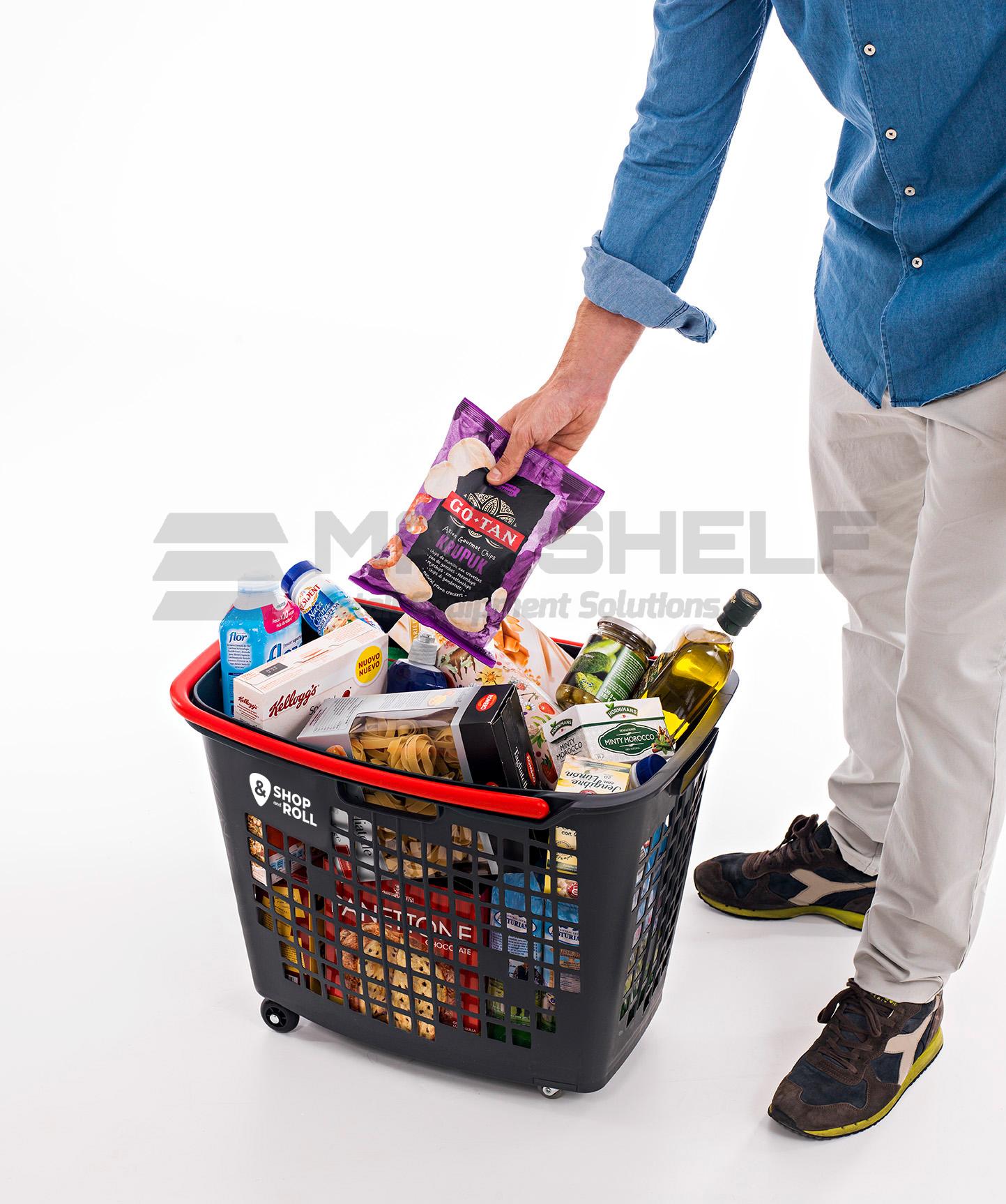 PLASTIC LOOP BASKET 55L - Maxshelf - Retail Equipment Solutions