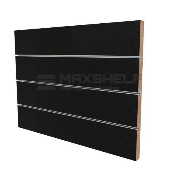 SLAT PANEL BLACK DOUBLE SIDED UK - Maxshelf - Retail Equipment Solutions