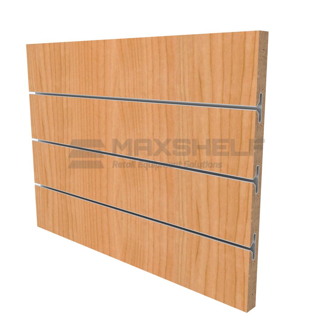 SLAT PANEL CHERRY DOUBLE SIDED UK - Maxshelf - Retail Equipment Solutions