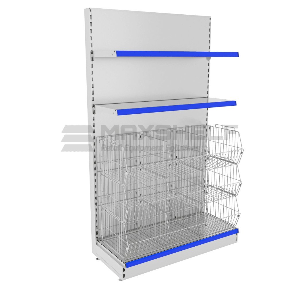 1800mm height / 1000mm width / 370mm depth - Maxshelf - Retail ...