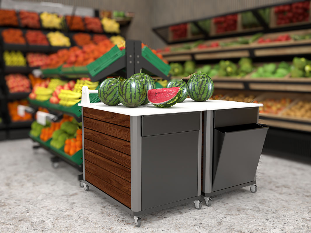 SLS FRUIT CUTTING TABLE - Maxshelf - Retail Equipment Solutions