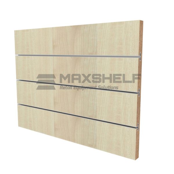 SLAT PANEL MAPLE DOUBLE SIDED UK - Maxshelf - Retail Equipment Solutions