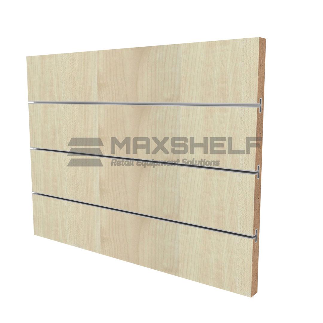 SLAT PANEL MAPLE DOUBLE SIDED UK - Maxshelf - Retail Equipment Solutions