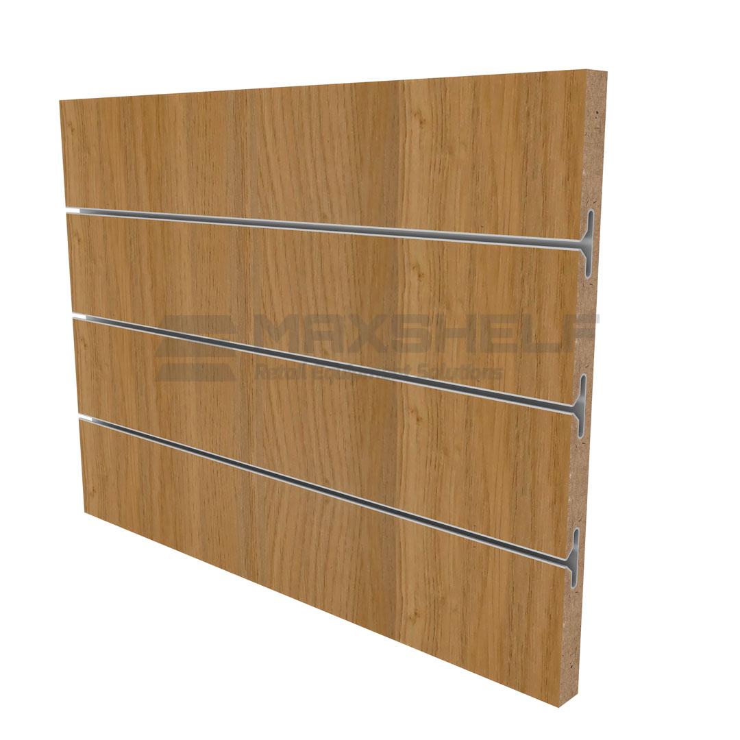 SLAT PANEL RUSTIC OAK DOUBLE SIDED VMAX - Maxshelf - Retail Equipment ...