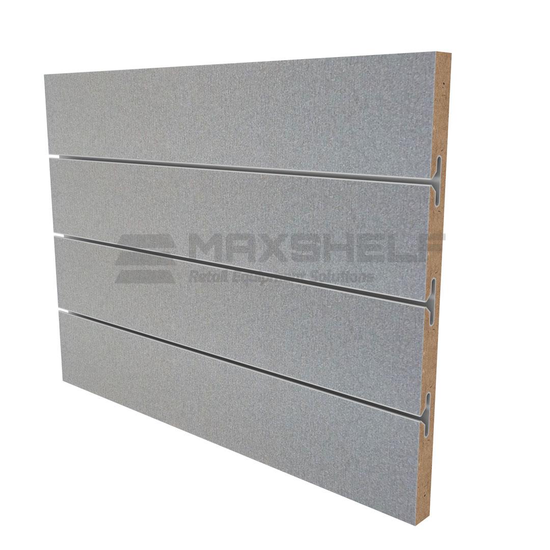 SLAT PANEL SILVER DOUBLE SIDED UK - Maxshelf - Retail Equipment Solutions