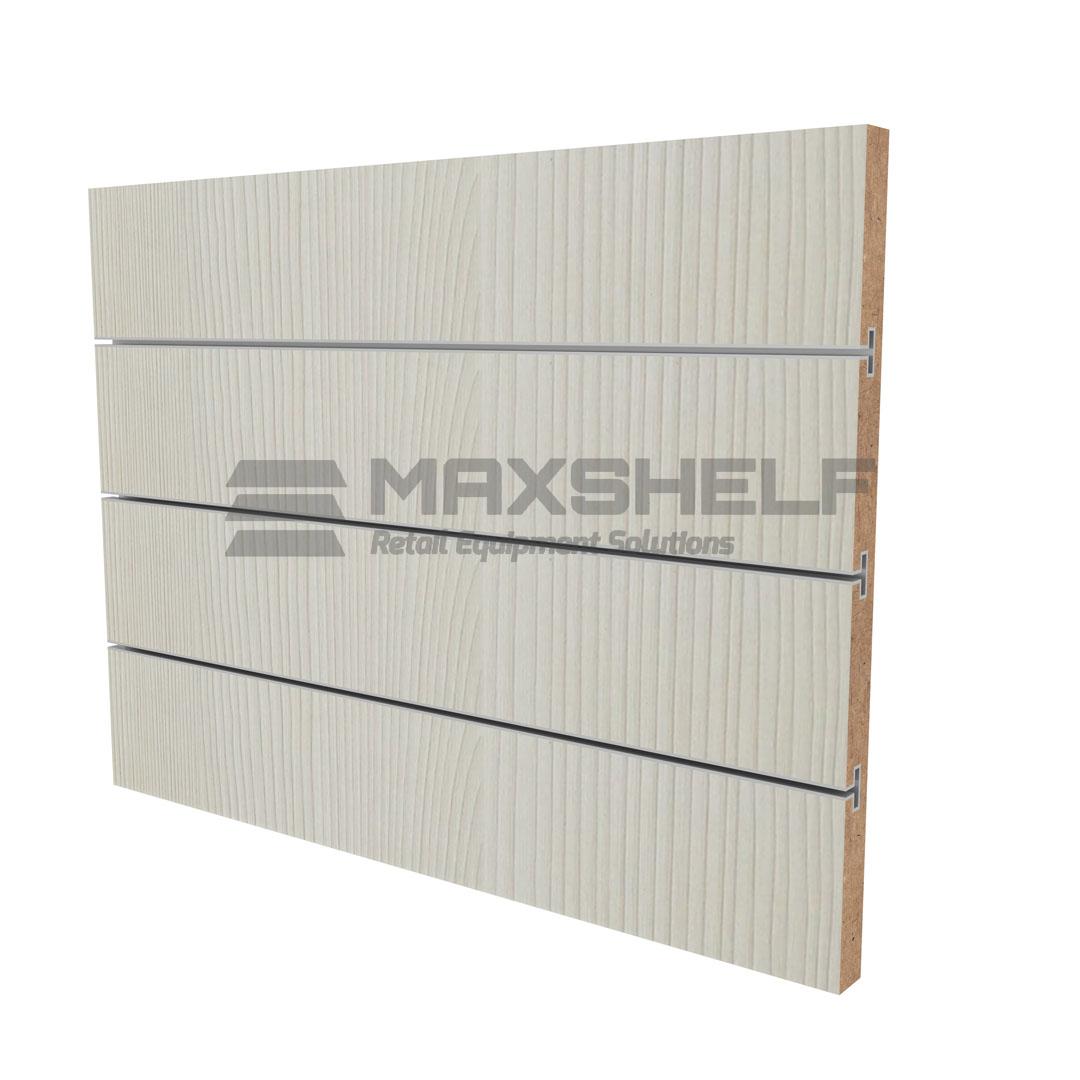 PINO WHITE SLATWALL PANEL UK - Maxshelf - Retail Equipment Solutions