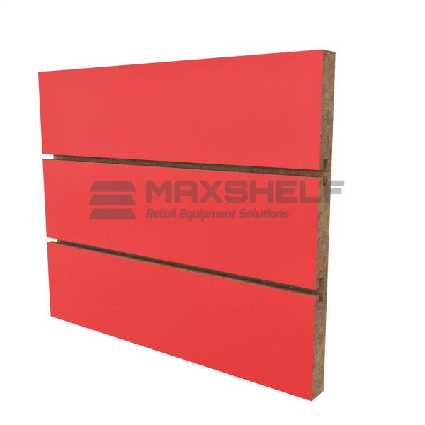 SLAT PANEL RED DOUBLE SIDED UK - Maxshelf - Retail Equipment Solutions