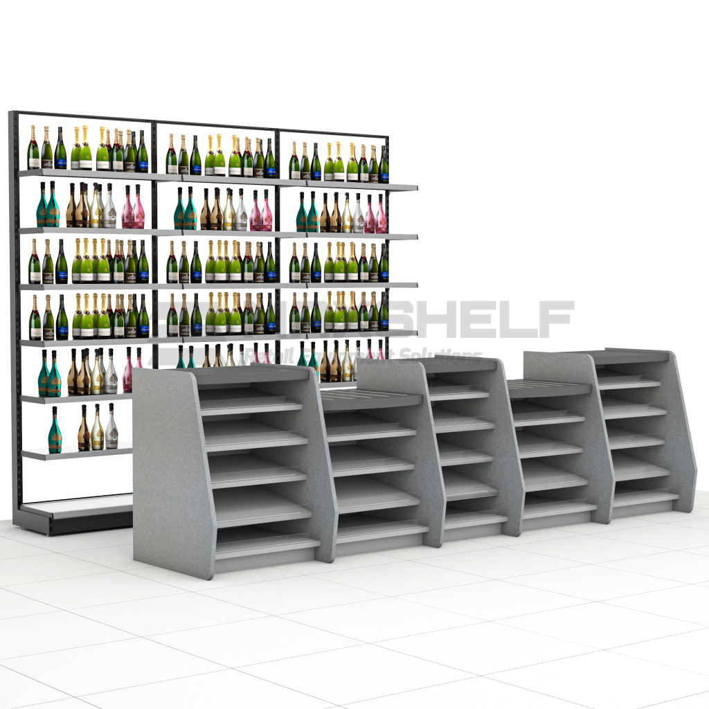 CONFECTIONERY COUNTER WITH LED BACK LIT OFFLICENSE SECTION - Maxshelf ...