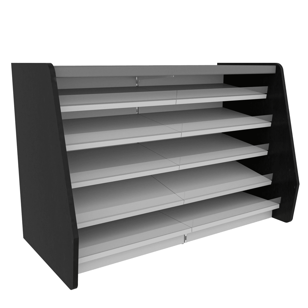 STRAIGHT SHOP COUNTER WITH BLACK SIDES - Maxshelf - Retail Equipment ...