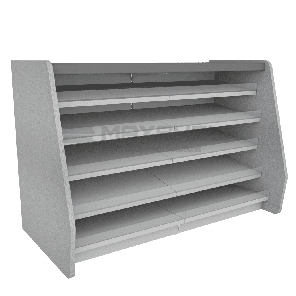 STRAIGHT SHOP COUNTER WITH SILVER SIDES - Maxshelf - Retail Equipment ...
