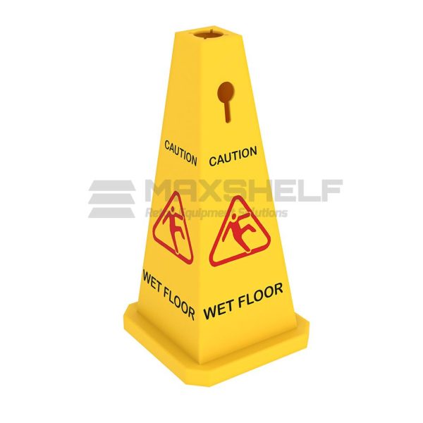 CAUTION WET FLOOR SIGN CONE - Maxshelf - Retail Equipment Solutions