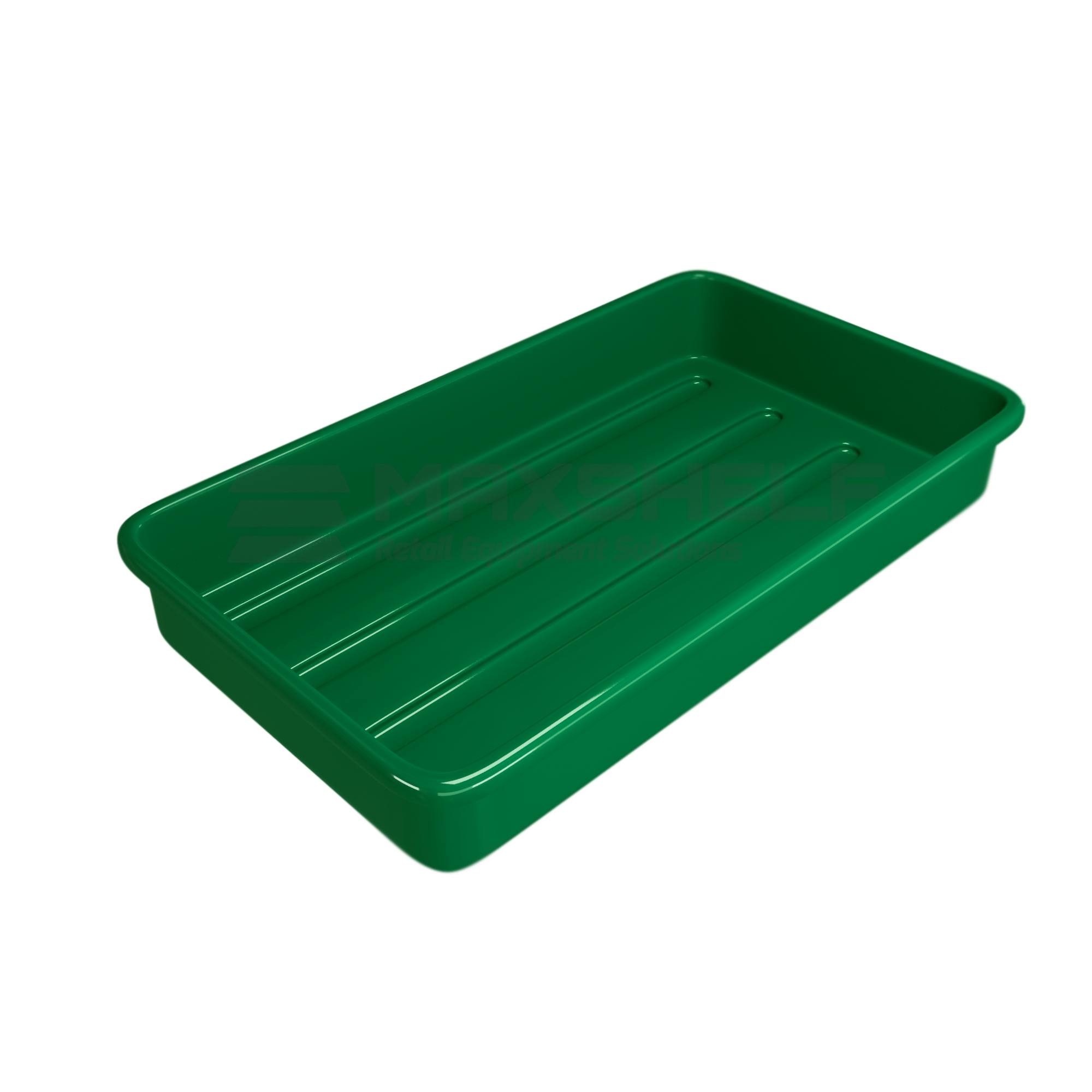 Green Plastic Tray - Small And Medium - Maxshelf - Retail Equipment ...