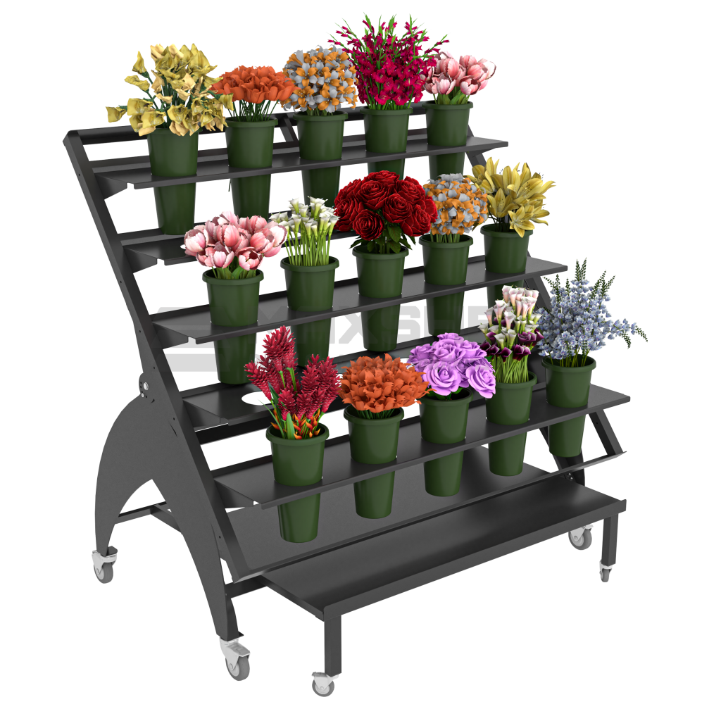 TILTING DISPLAY UNIT FOR FLOWERS - Maxshelf - Retail Equipment Solutions